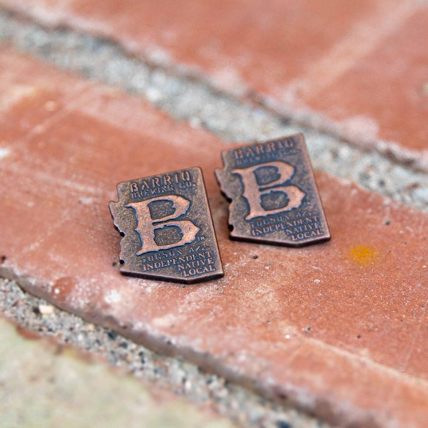 Barrio Pin - Metal State Barrio Logo - Barrio Brewing Co.