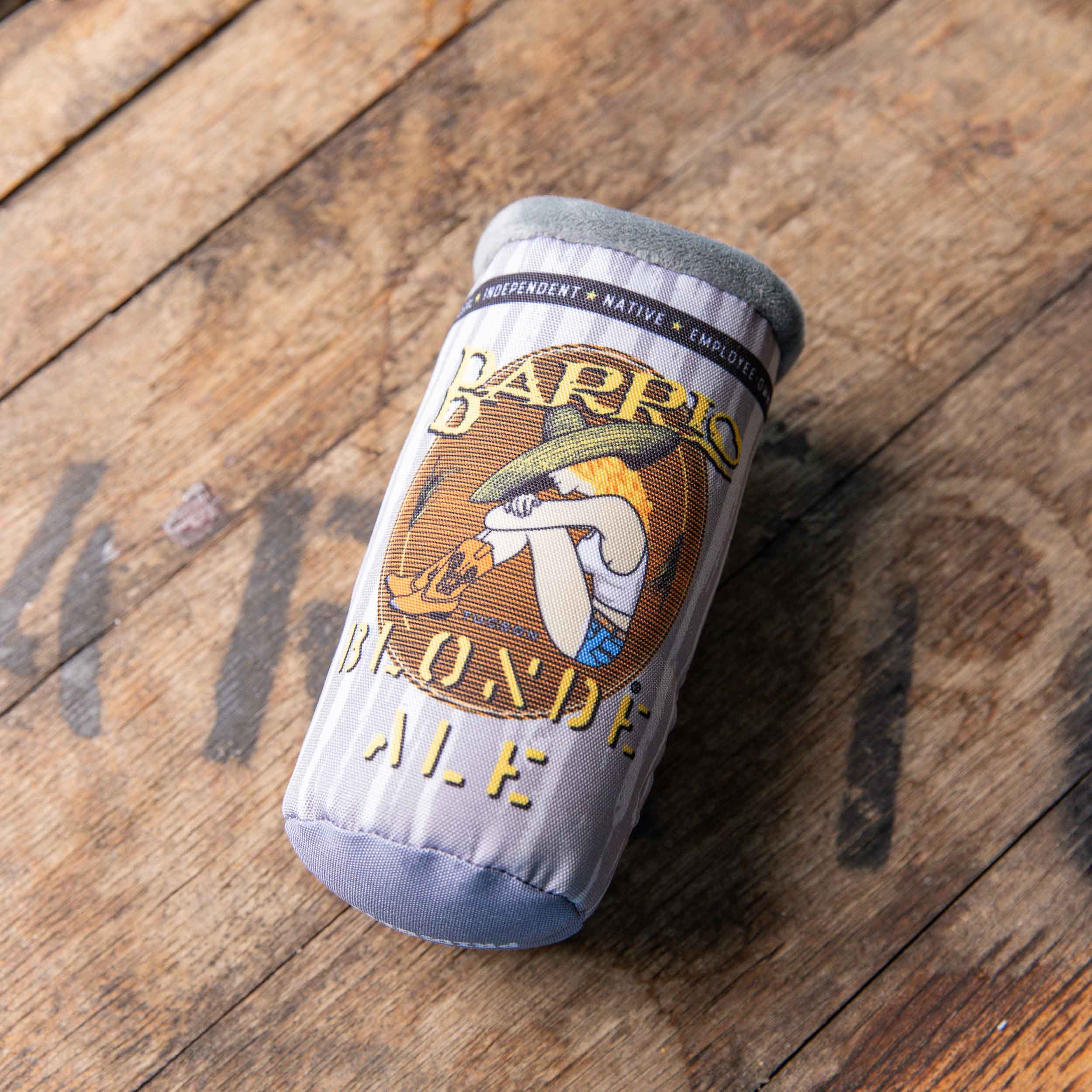 Barrio Dog Toy-Plush Barrio Blonde Can - Barrio Brewing Co.
