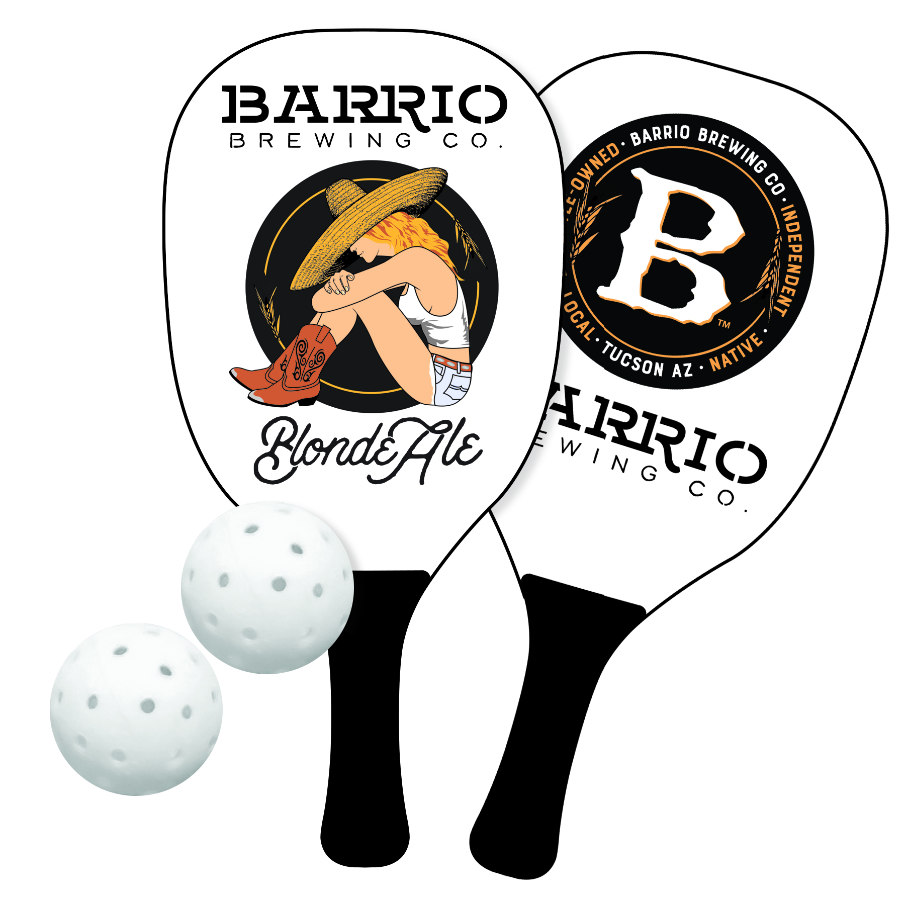 Barrio Pickleball - Pickleball Set PB1 - Barrio Brewing Co.